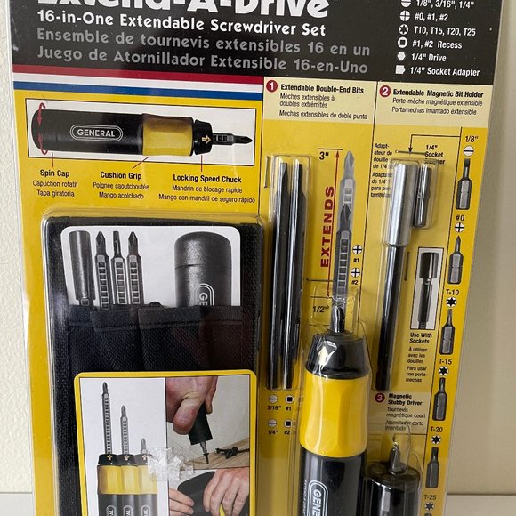 Ultra Tech | Other | Extend A Drive Extendable Screwdriver Set | Poshmark